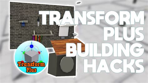 BLOXBURG TRANSFORM PLUS BUILD HACKS Roblox Bloxburg New Gamepass