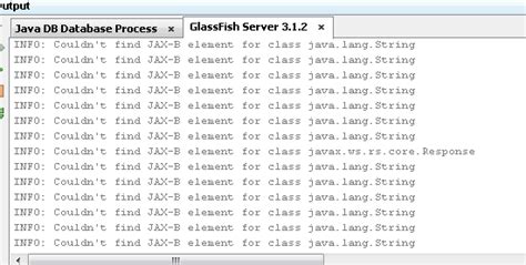 Java Rest Web Service Server Responding With A Jax B Error To Get