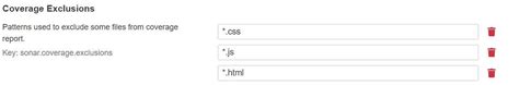 how to exclude specific extension files from sonar analysis sonarqube