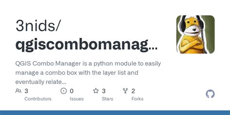 GitHub 3nids Qgiscombomanager QGIS Combo Manager Is A Python Module To Easily Manage A Combo