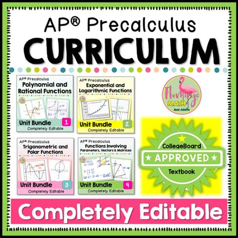 Ap Precalculus Curriculum Bundle Flamingo Math By Flamingo Math By Jean Adams