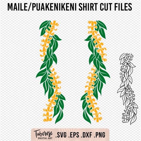 Puakenikeni Clip Art Etsy