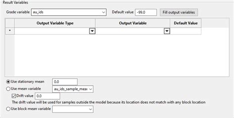 Univariate Estimation Editor
