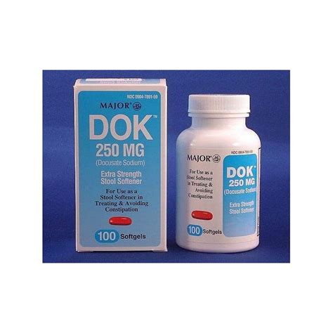 Geri Care 425 01 Hst 4169 Colace Generic 250mg 100s Doc Sod