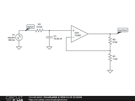 Change Inverting Low Pass Into Non Inverting With Only Op Electronics Q A Circuitlab