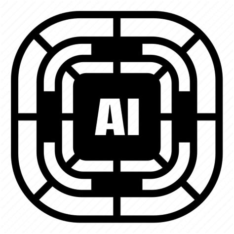 Artificial Intelligence Ai Chips Chip Cpu Processor Icon Download On Iconfinder