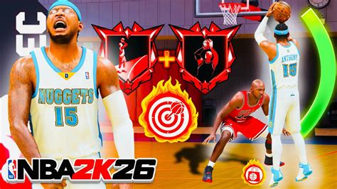 67 98 Midrange Carmelo Anthony Build Is Unstoppable In Rec On Nba 2k26