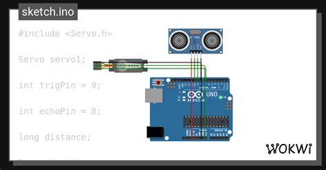 Smart Dustbin Wokwi ESP STM Arduino Simulator