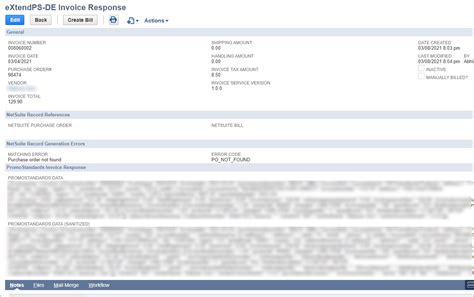 Reviewing EXtendPS DE Invoice Response EXtendKnowledge