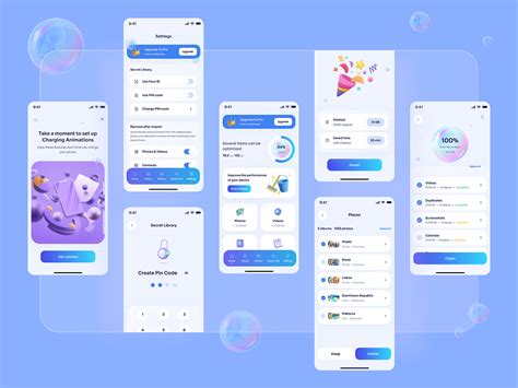 Mobile App Ui Design Ux Design Clean Ui Ios App By Helen Kasai