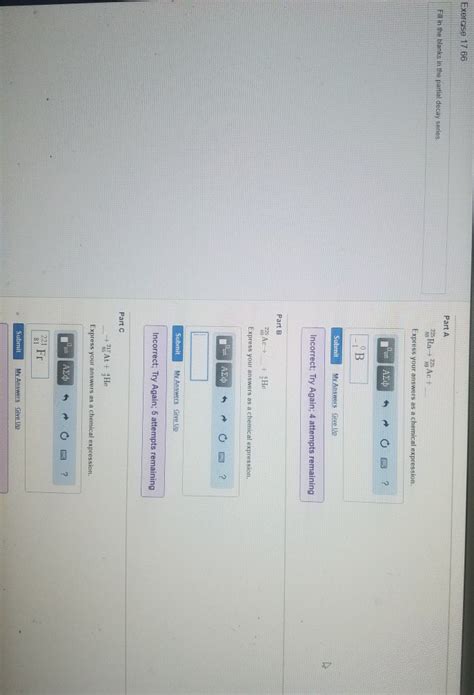 Solved Exercise 1766 Part A Fill In The Blanks In The
