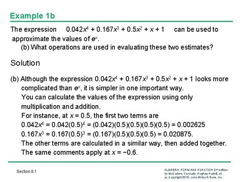 Chapter Polynomials Section Polynomial Functions
