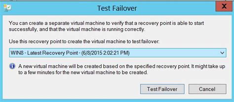 Test Virtual Machine Failover On Replica Hyper V Server Microsoft Server Stephen