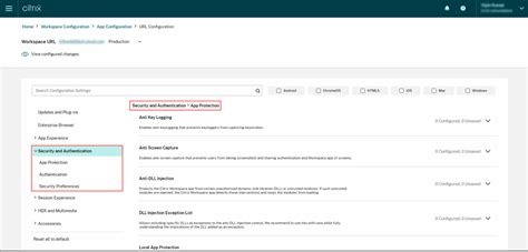 Whats New In Global App Configuration Service Citrix Workspace