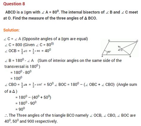 Understanding Quadrilaterals Class 8 Extra Questions Maths Chapter 3 Learn Cbse