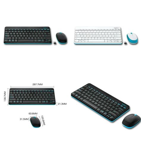 Dfdiejz Original Mk245 Nano Wireless Keyboard And Mouse Combo For Laptop Desktop Office Using