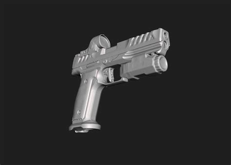 🩻 Walther Pdp Match Full Size 5 Sf W Sro And Inforce Apl Real Size 3d Scan Gun Mold・ Stl File