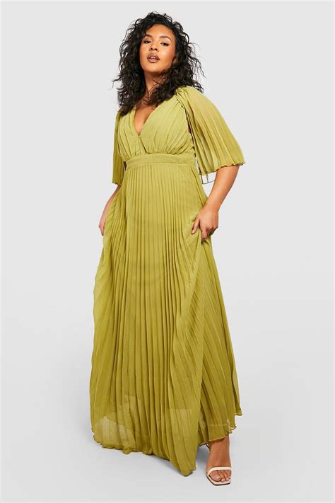 Maxi Dresses With Sleeves Plus Size