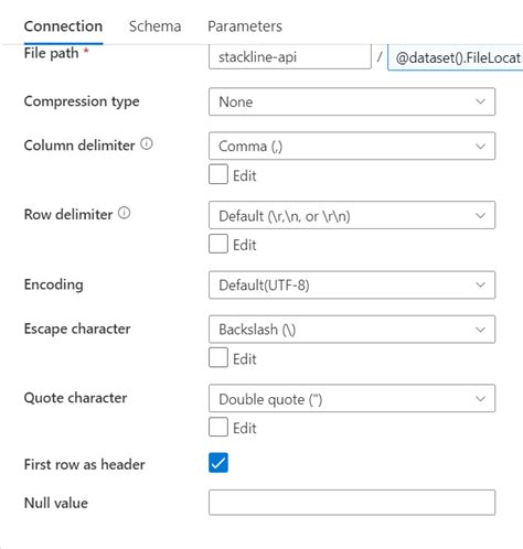 Error With Escape Character To Load Into Snowflake From Blob Using Adf