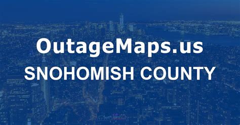 Snohomish County Power Outages Map