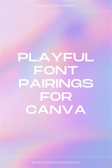 Playful Font Pairings Artofit