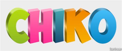Chiko Multi Color For The New Year Text Effect Generator