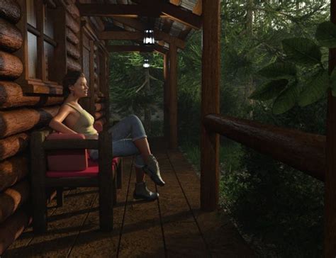 My Log Cabin D Models For Daz Studio And Poser