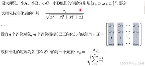 熵权法变异系数法（原理代码） Csdn博客