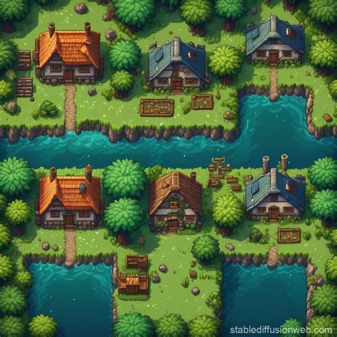 Pixel Art Grass Texture Prompts Stable Diffusion Online