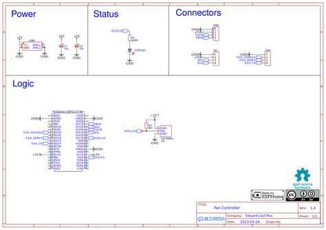Fan Controller V2 EasyEDA Open Source Hardware Lab