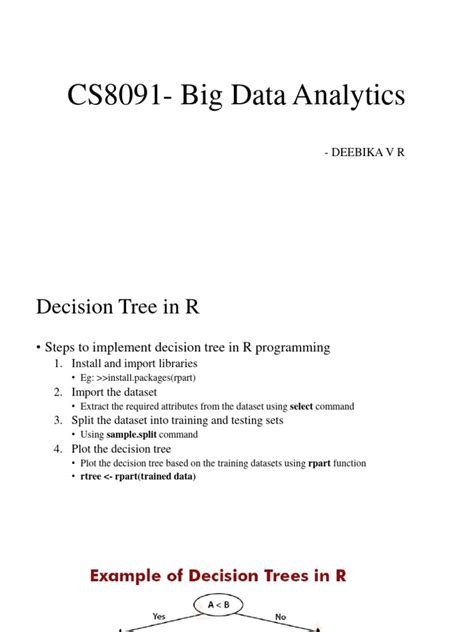 Cs8091 Big Data Analytics Pdf Information Science Applied