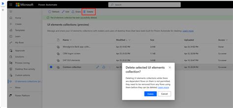 管理 Ui 元素集合（预览） Power Automate Microsoft Learn