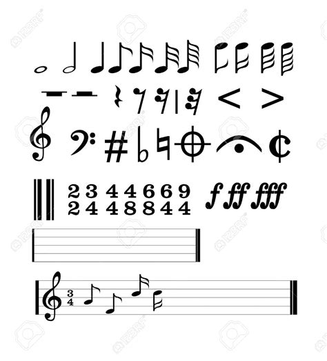 Music Notes Symbols Images 56 Koleksi Gambar
