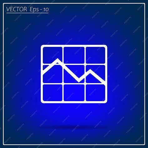 Premium Vector Graphic Vector Icon The Curve Of The Graph Is Shown On