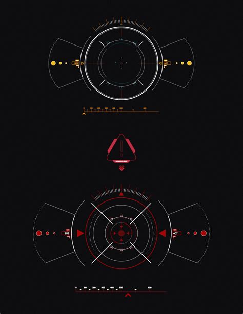 Hud Ui Targets And Coursors On Behance