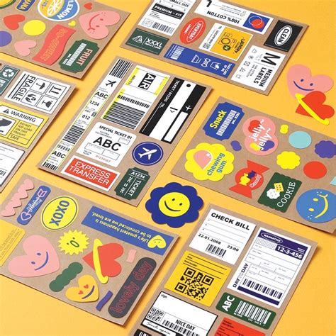 Ins Labelling Sticker Pvc Multipurpose Cup Phone Planner Shopee Malaysia