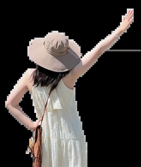 穿白裙子的女孩背影 花瓣网