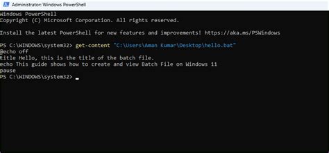 Windows Cmd Batch Commands