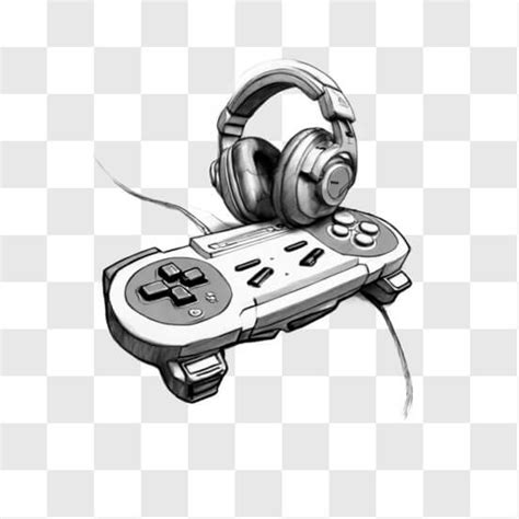 Download Analog Video Game Controller Pencil Drawing Sketches Online