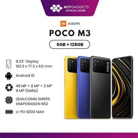 Jual Xiaomi Poco M Gb Garansi Resmi Tam Cool Blue Jakarta Barat Acy Gadget Official