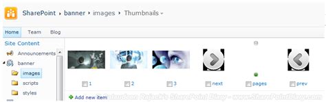 Rotating Banner For Sharepoint Using Jquery Sharepoint Diary