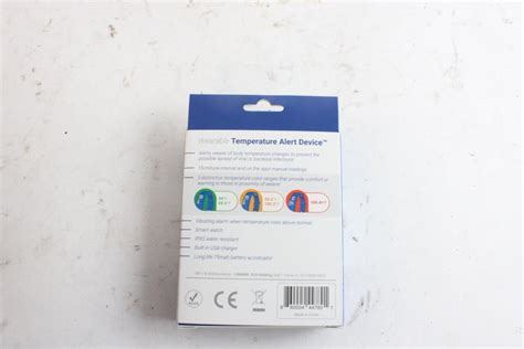 Wearable Temperature Alert Device 24 Pieces Property Room