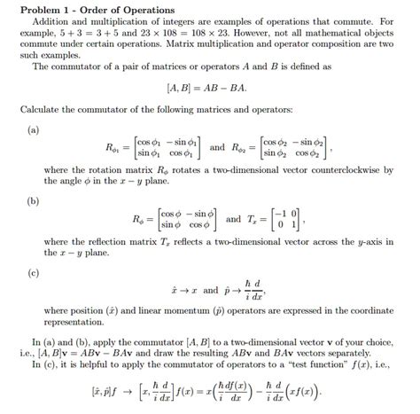 solved problem 1 order of operations addition and multiplication of