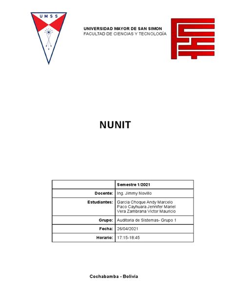 Nunit Pdf Net Framework Software