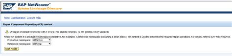 Lmdb Content Repository Update Problem Sap Basis World