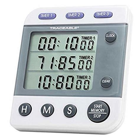 Getuscart Control Company 5008 Traceable Three Line Alarm Timer