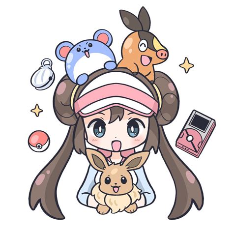 Ilovekongguksu Eevee Marill Rosa Pokemon Tepig Nintendo Pokemon