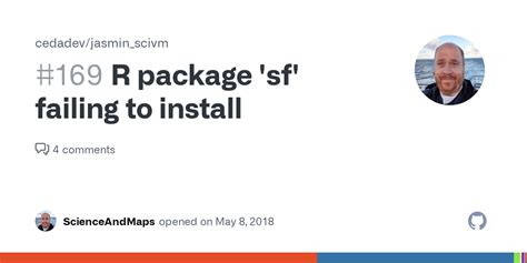 R Package Sf Failing To Install Issue 169 Cedadev Jasmin Scivm
