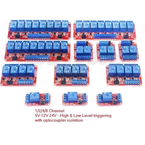 Jual MODULE RELAY 8 CHANNEL 5V AKTIV HIGH ATAU AKTIV LOW DENGAN OPTOCOUPLER Shopee Indonesia