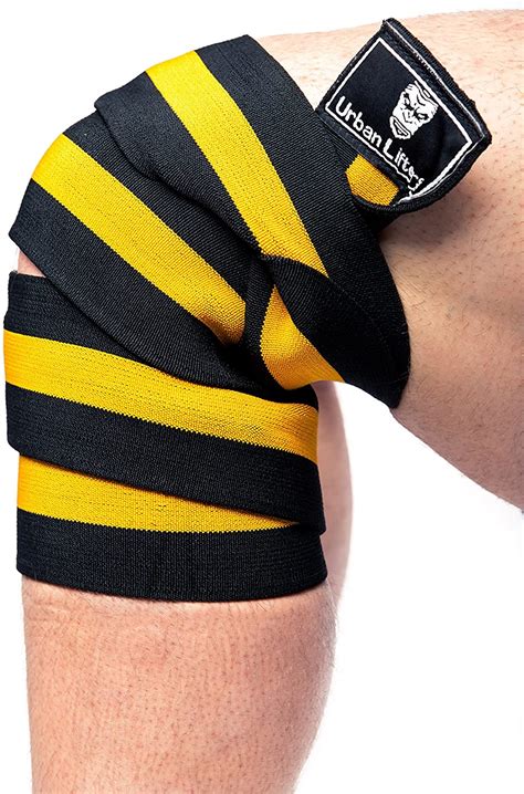 Weight Lifting Knee Wraps Heavy Duty Elasticated Knee Support Perfect For Squatting